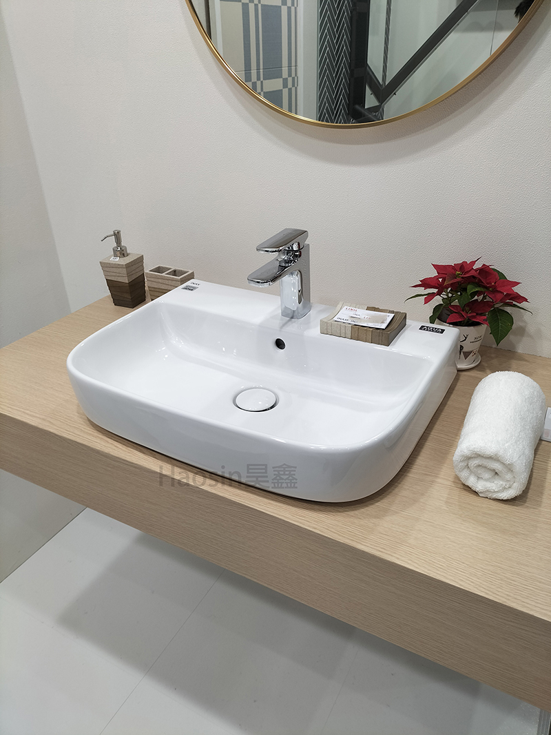 日本INAX台上型臉盆 AL-632VFC-TW/BW1-57cm(牌價6800元) – 昊鑫衛浴