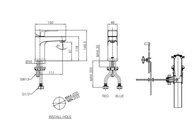 FA1680 日本INAX面盆龍頭（牌價6800元） – 昊鑫衛浴