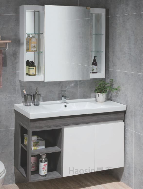 KLS-STR(L)100 面盆浴櫃組-100cm – 昊鑫衛浴