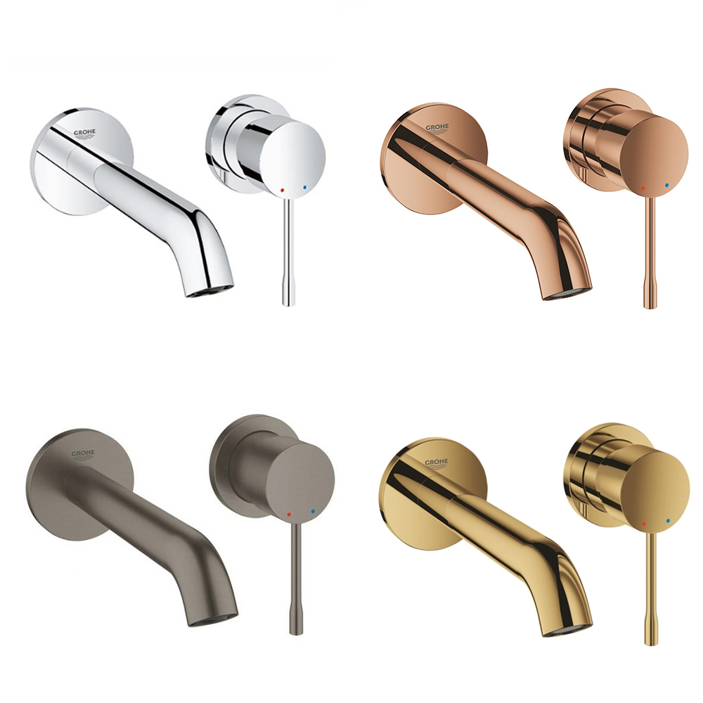 29192001德國GROHE 埋牆面盆龍頭(鉻色、玫瑰金、墨霧黑、冷冽金、幻影黑) – 昊鑫衛浴